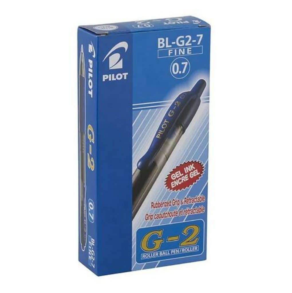 PILOT PEN G2 07 GEL BLUE BL-G2-7-L • Officeserv Group