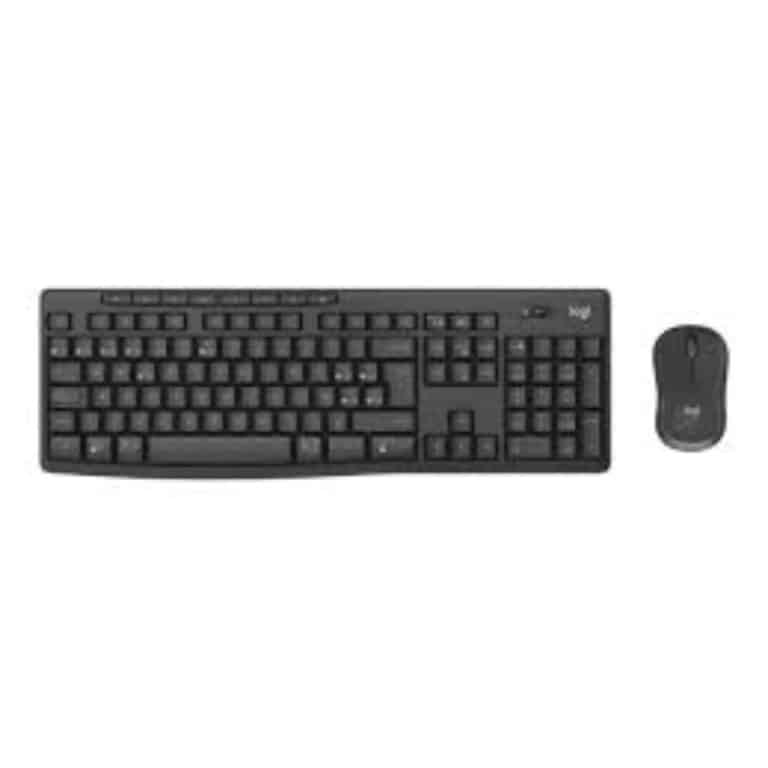 LOGITECH Wireless/Bluetooth Silent Keyboard & Mouse MK370 UK (920 ...